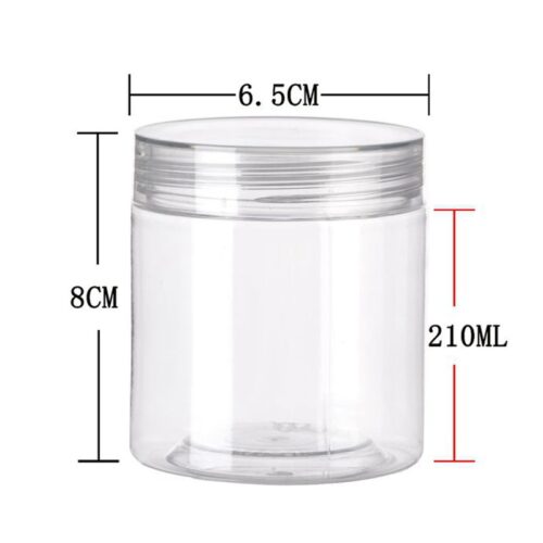 Clear PET Plastic Jars With Lids - Agreen® Packaging
