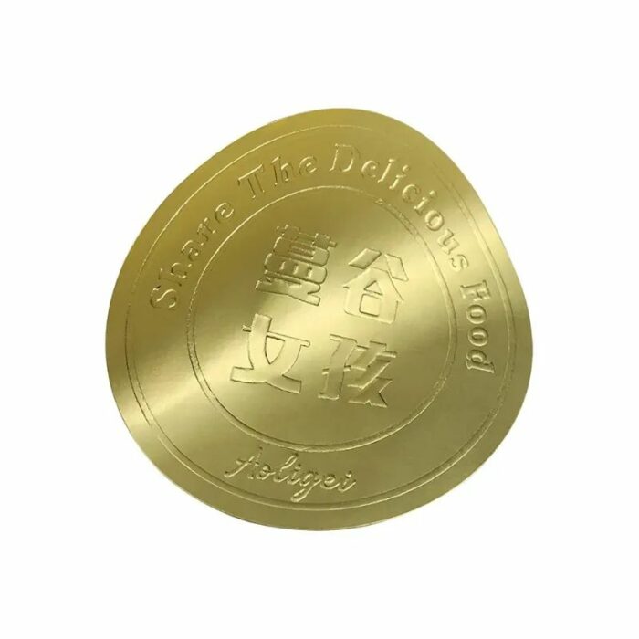 Custom 3D Embossed Stickers - Agreen® Packaging