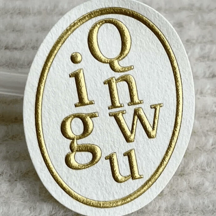 Custom 3D Embossed Stickers - Agreen® Packaging