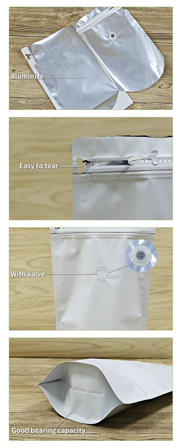 食品用の高品質のスタンドアップポーチ - アグリーン® パッケージング