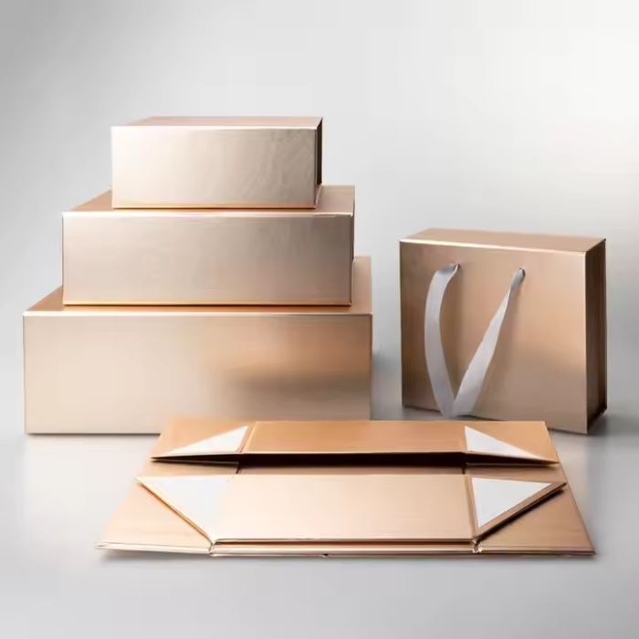 custom Collapsible Gift Boxes with Magnetic Flip-Top Lids - Agreen ...