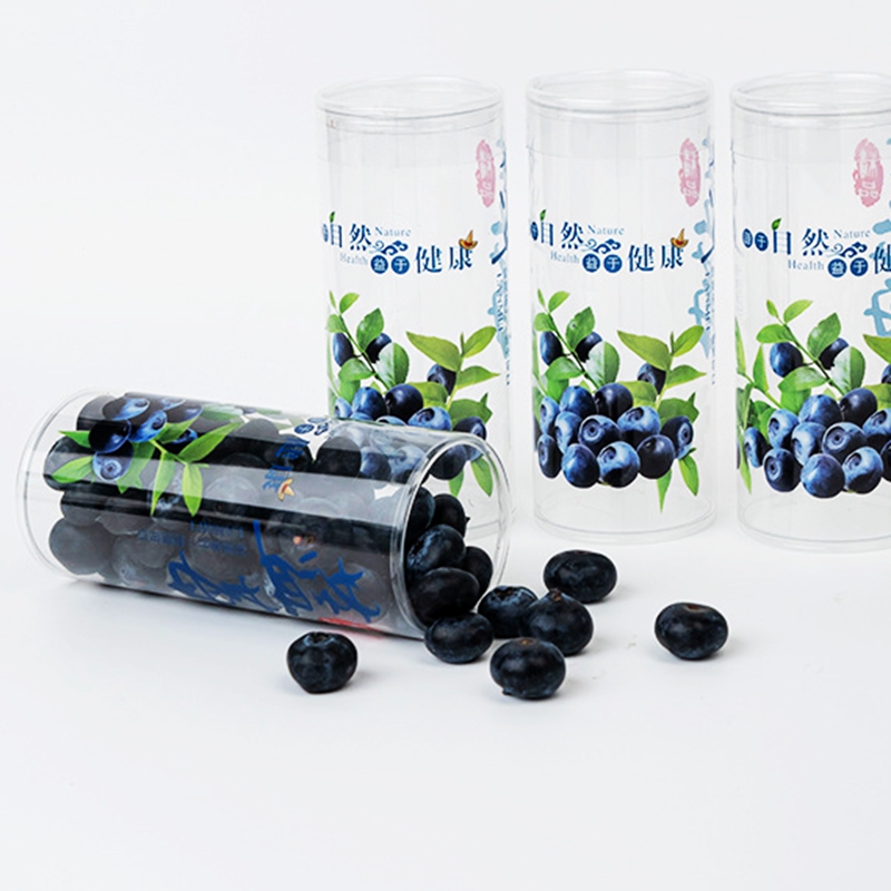 Personalized OEM blueberry packaging transparent plastic tube container ...