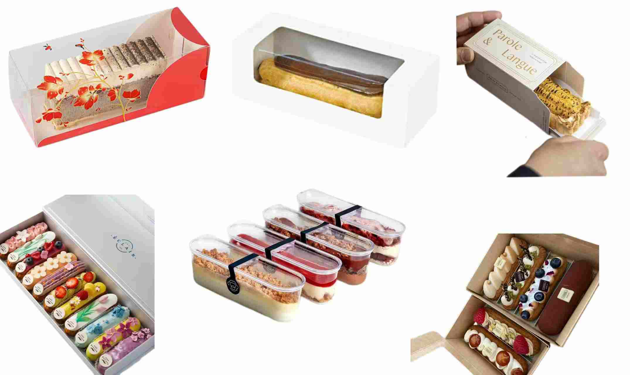 Custom Eclair Box Cake Packaging Agreen® Packaging