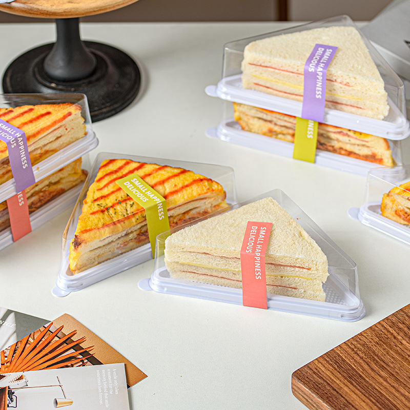 Triangle Sandwich Container Clear Plastic Clamshell Food Packaging ...