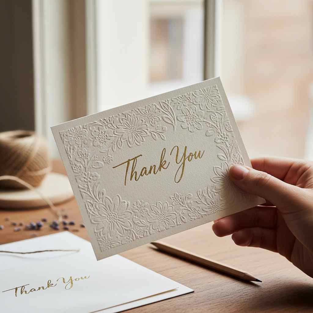 Custom Printed Thank You Cards - アグリーン® パッケージング
