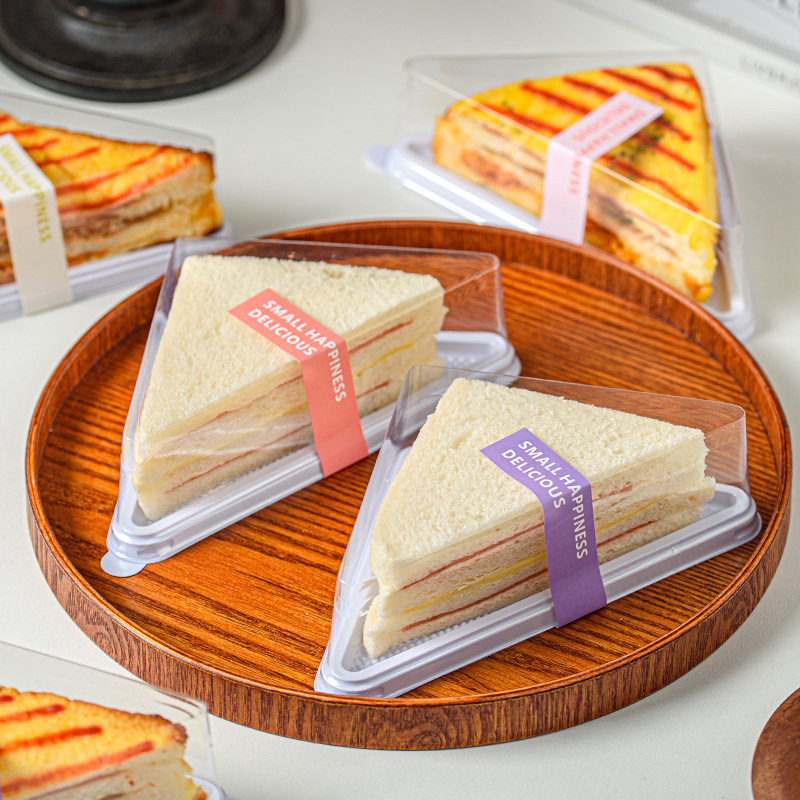 Triangle Sandwich Container Clear Plastic Clamshell Food Packaging ...