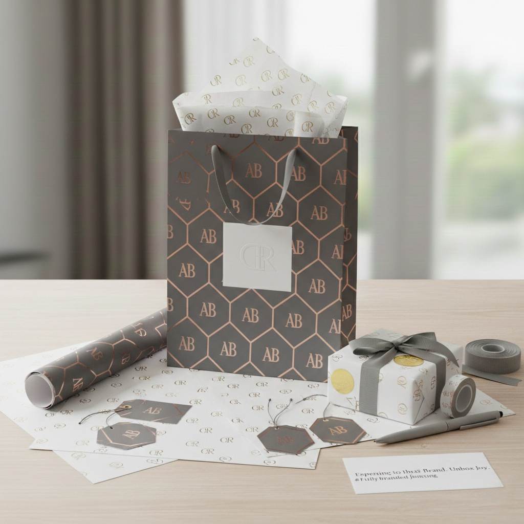 Custom Wrapping Paper - 綠色®包裝